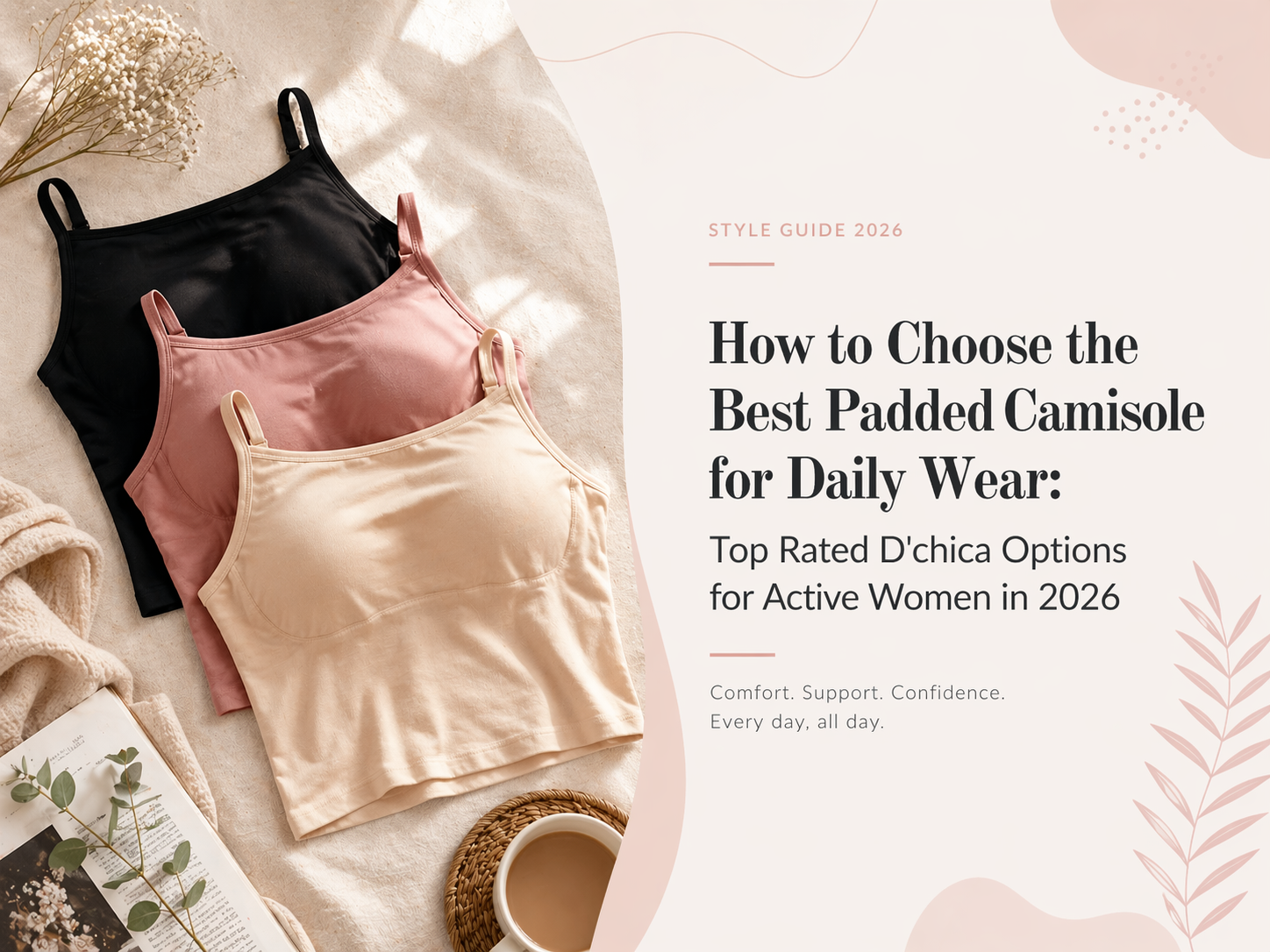 How to Choose the Best Padded Camisole for Daily Wear – D'chica