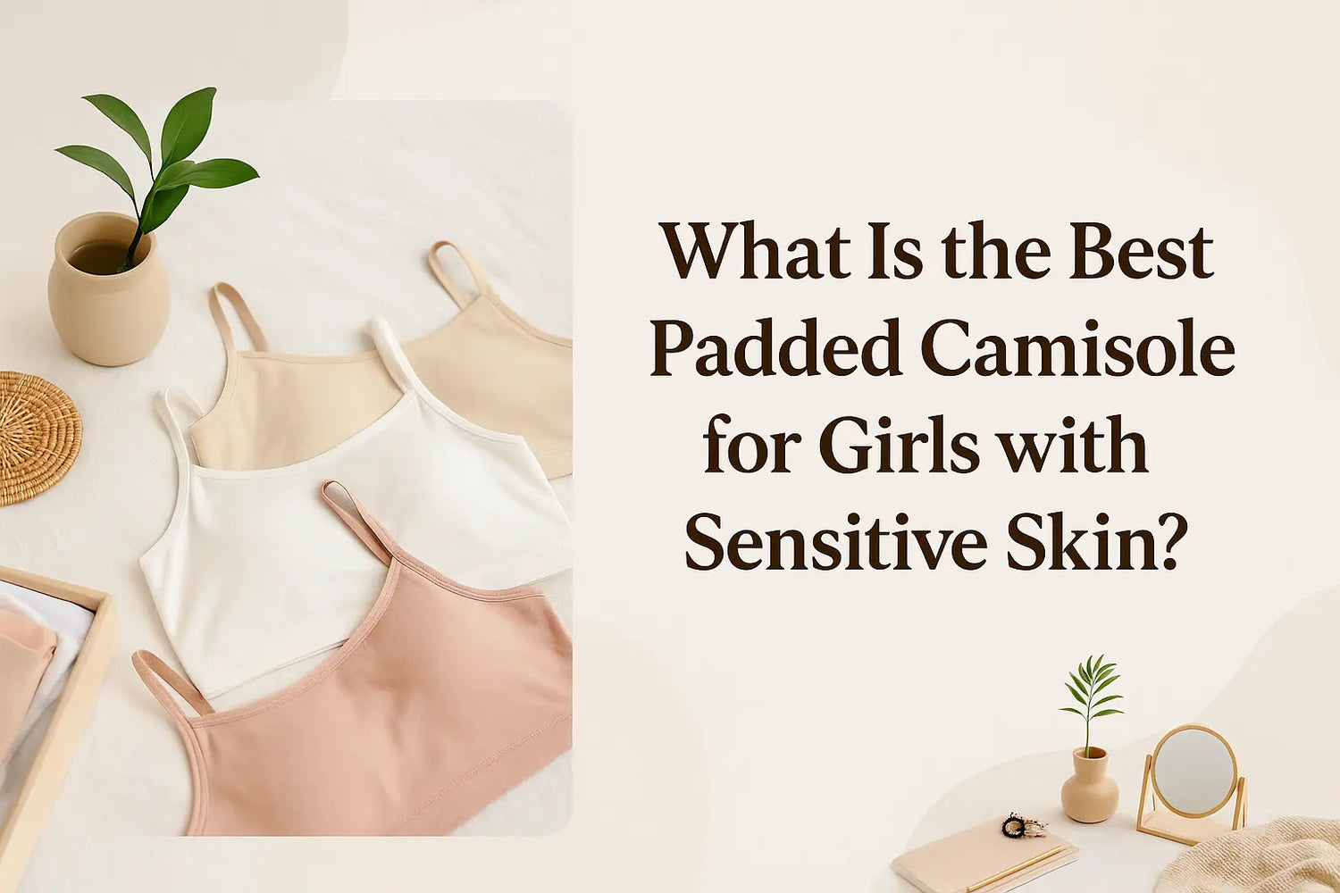 Best Padded Camisole for Girls with Sensitive Skin – Soft, Safe ...