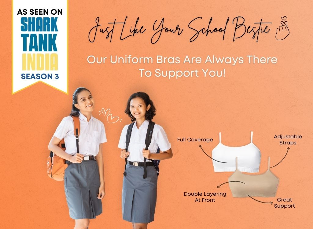 Uniform Bras | Comfortable School Girl Bra | Shop Now – D'chica