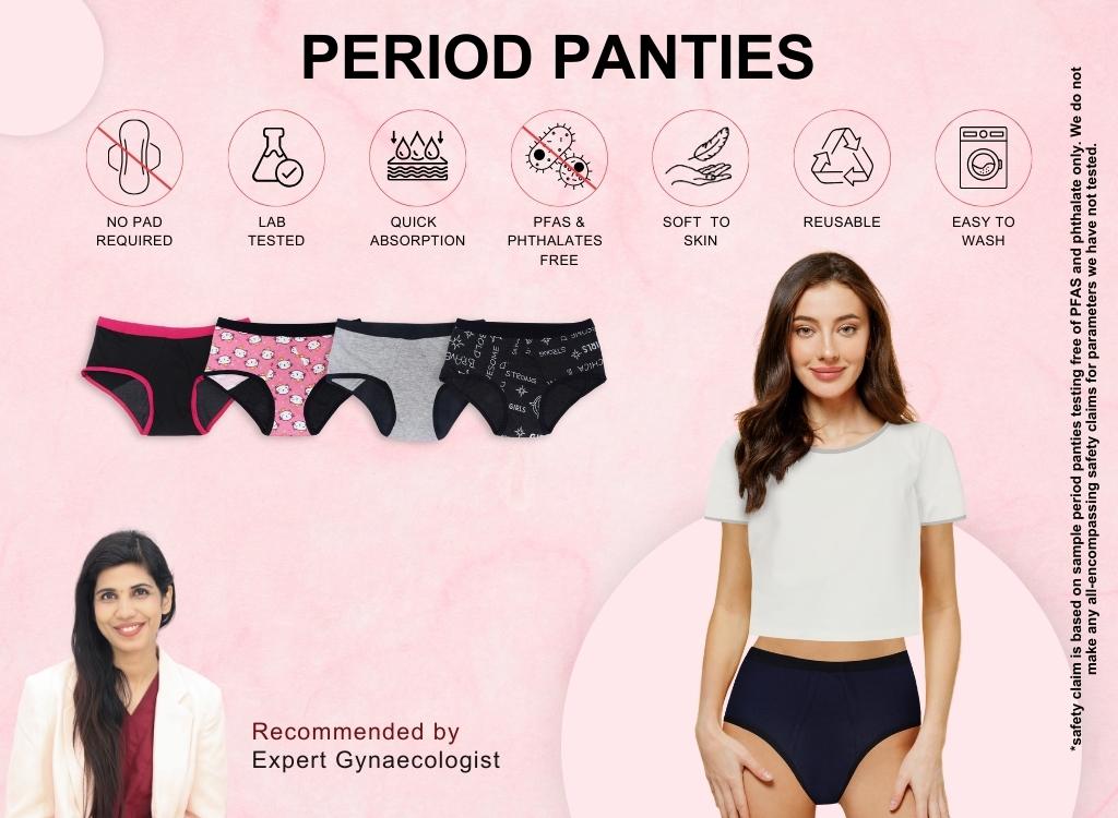 Stay Comfortable and Confident with D’chica Period Panties – D'chica
